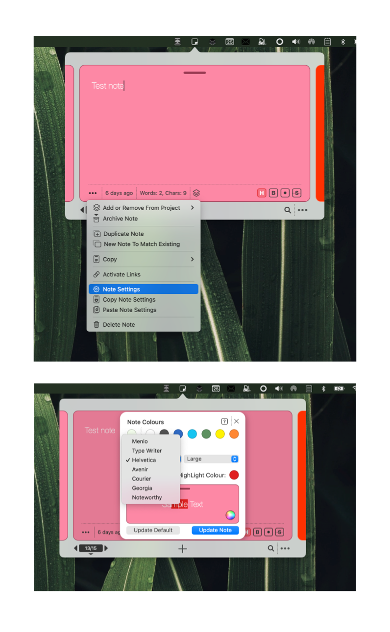 Sticklet is a menu app that is always available for quick notes, but ...